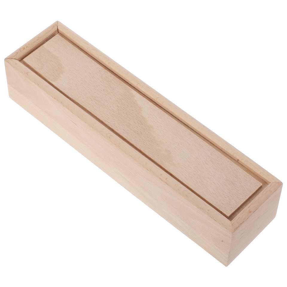 Wooden Box with Hinged Lid Desktop Decorative Jewelry Boxes Tea Storage ...