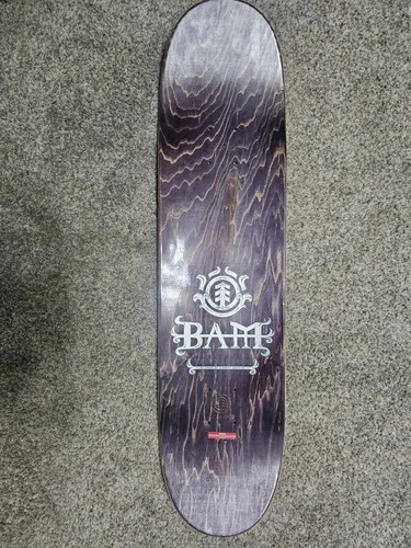 Rare Bam Margera Autographed Deck 2018 Element 25th Anniversary Black ...