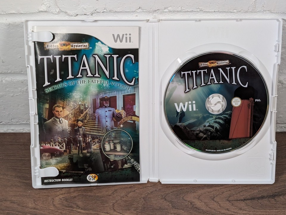 Nintendo Wii - Hidden Mysteries: Titanic Secrets Of The Fateful Voyage ...