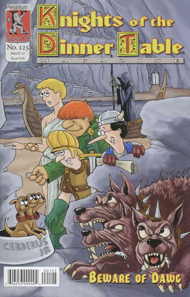 Knights of the Dinner Table #125 VF/NM; Kenzer and Company | we combine ...