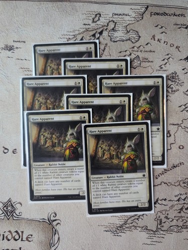 Hare Apparent - MtG: Foundations - Regular Finish x 7 copies Near Mint ...