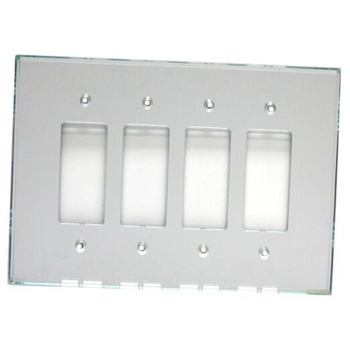 GlassAlike Quad Decora Acrylic Mirror Switch Plate | eBay