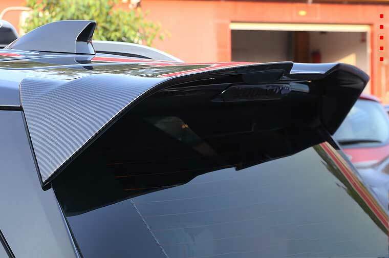 Black Carbon Fiber Rear Trunk Spoiler Wing Flap For Chevrolet Equinox ...