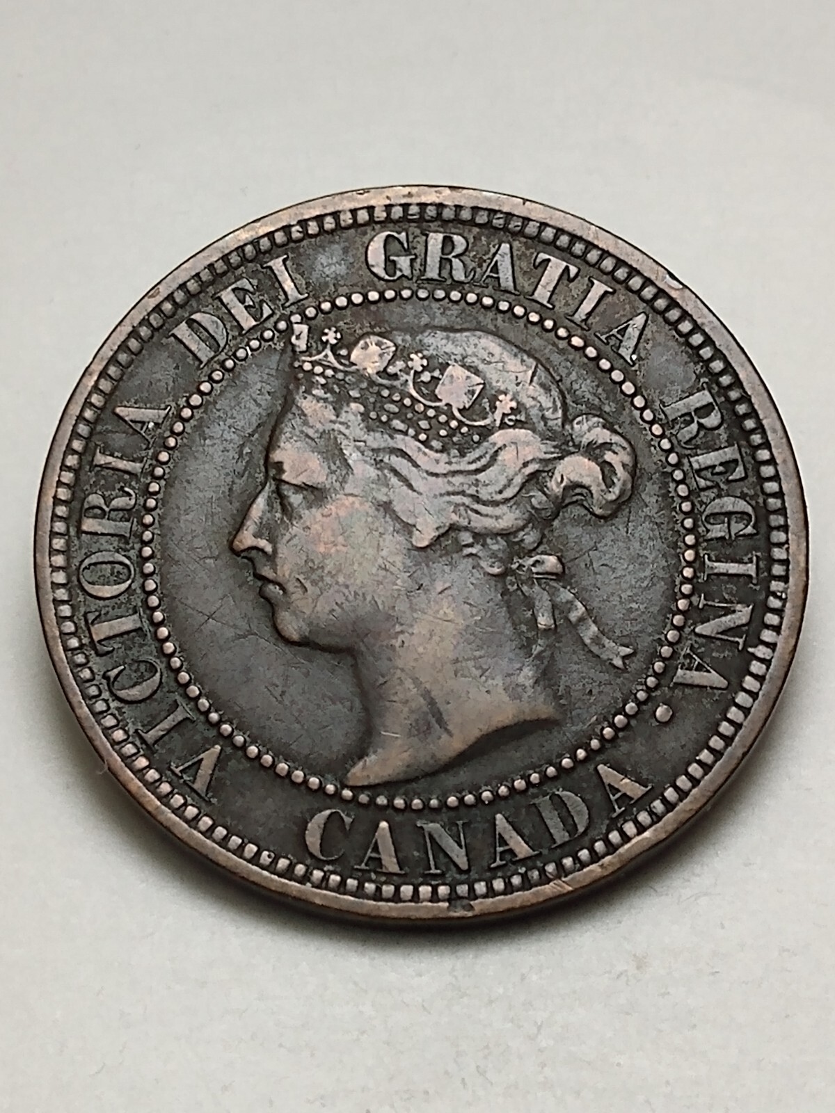 CANADA 1882H - LARGE 1 ONE CENT « QUEEN VICTORIA » Obv. 2 F-15 | eBay