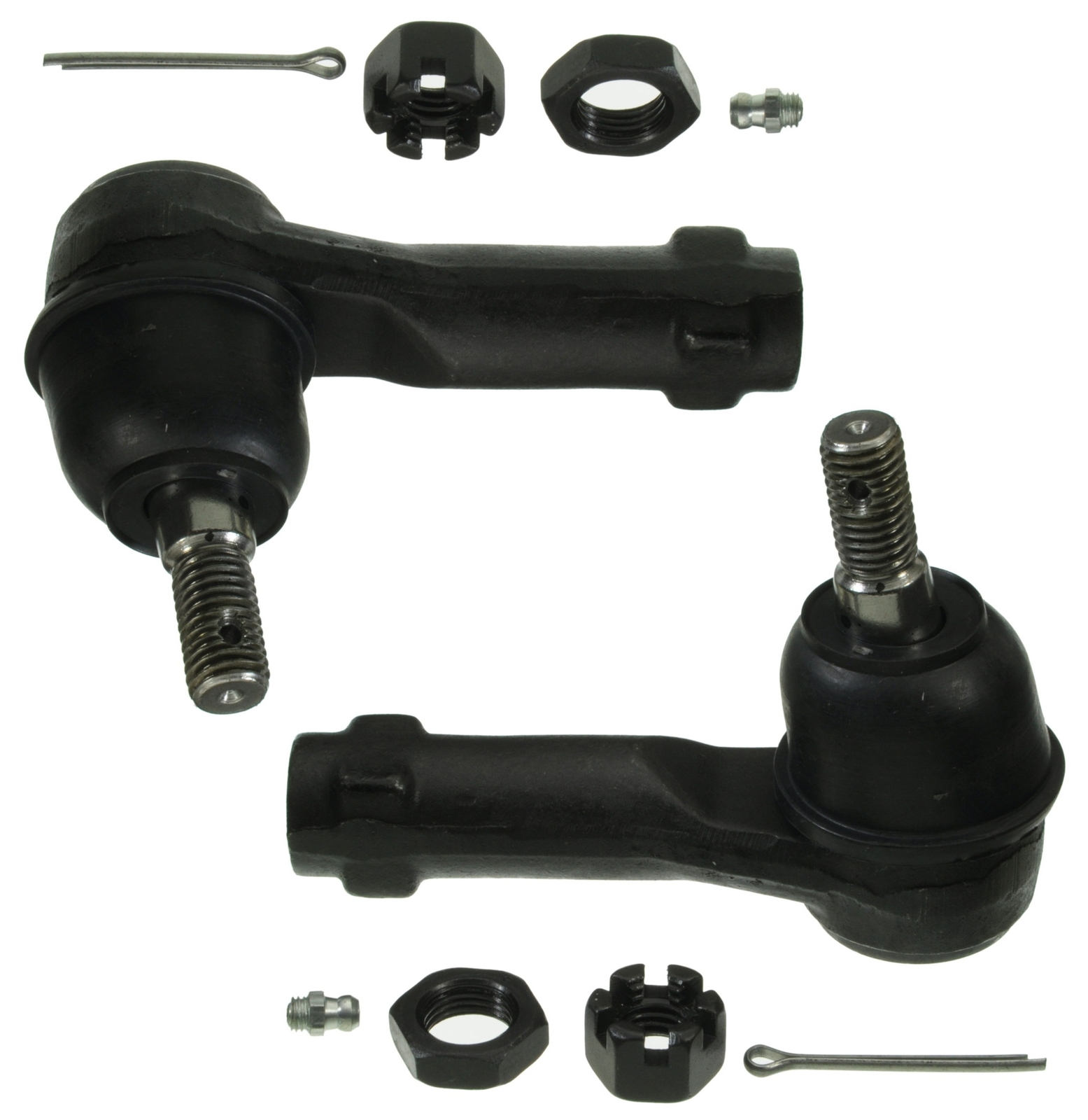 Front Outer Steering Tie Rod End Pair Moog ES3691 For Lincoln Mark LT ...