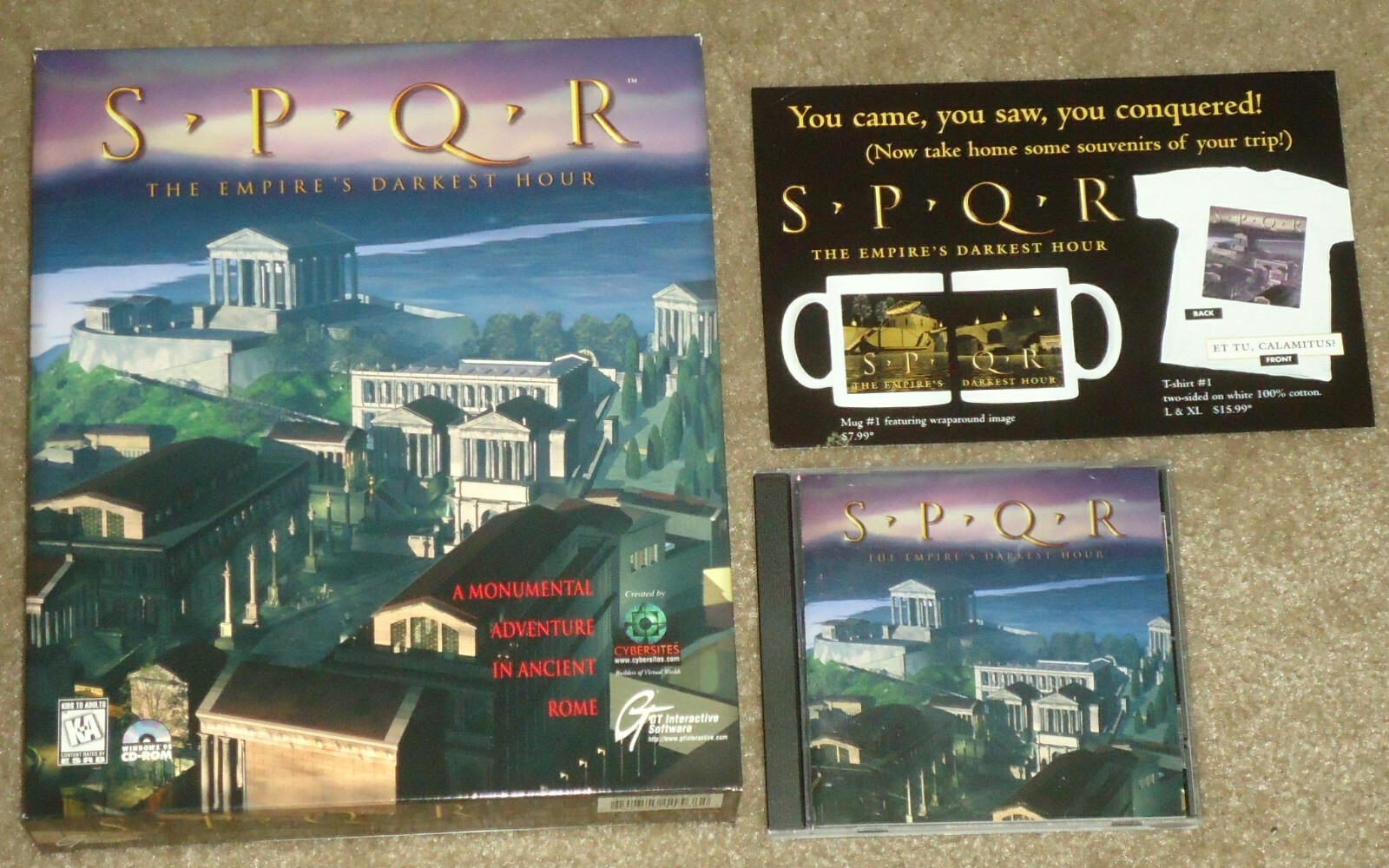 SPQR 1-CD PC Video Game 1996 | eBay