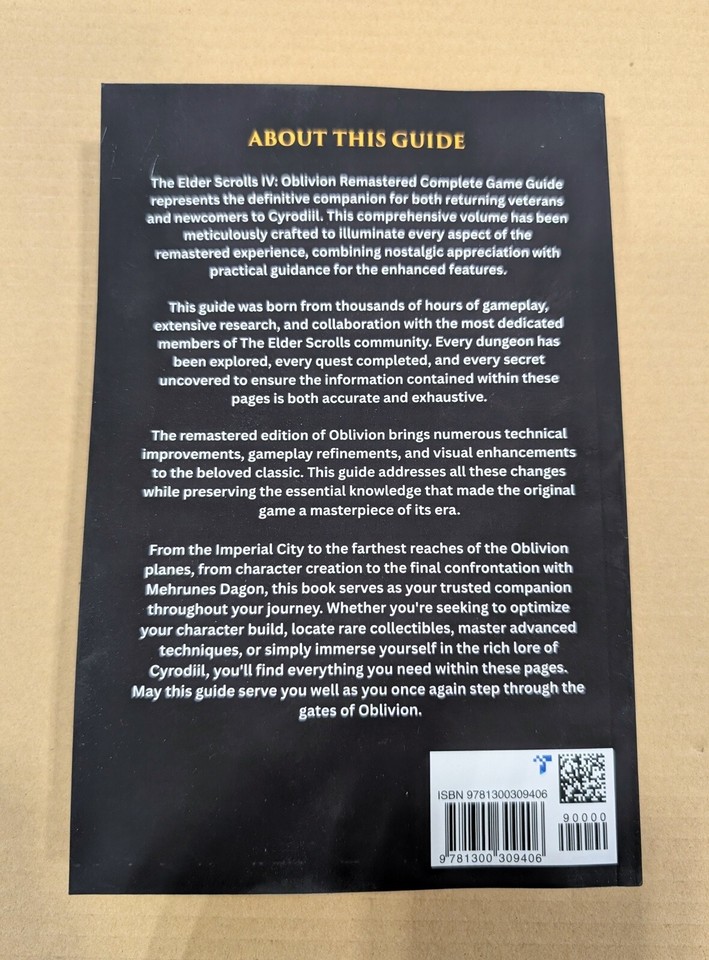 The Elder Scrolls IV Oblivion Remastered GOTY Edition Oficial Strategy ...