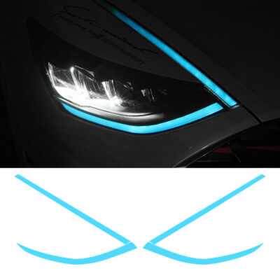 Blue Daytime Running Light DRL LED Stickers Fit For Hyundai Sonata DN8 ...