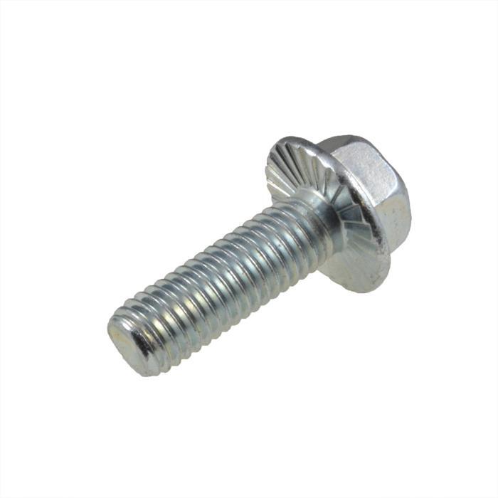 Pack of 700 Zinc M10 (10mm) x 30mm Metric Hex Flange Serrated Bolt HT ...