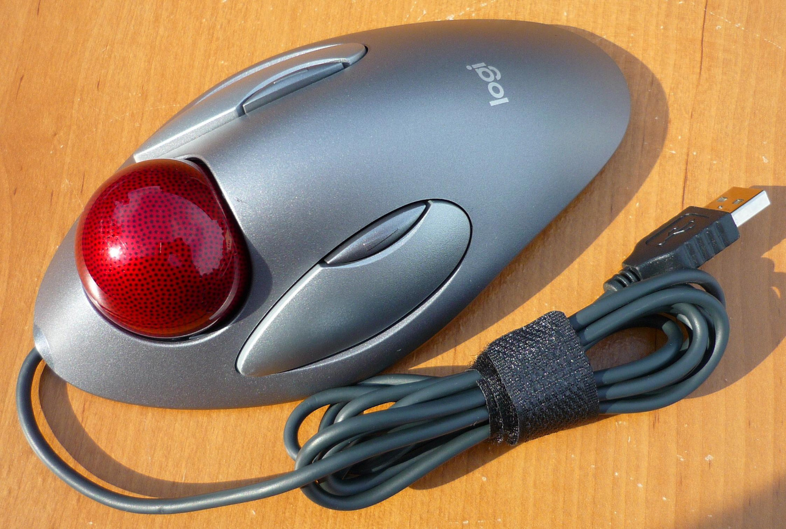 Logitech T-BC21 Trackman Marble Mouse Silver #6 - Cleaned & Tested | eBay