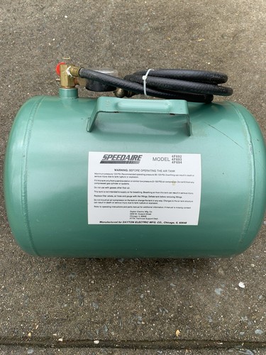 SPEEDAIRE~DAYTON ELECTRIC~125 PSI. AIR TANK #4F692,4F693,4F694~ VNC ...