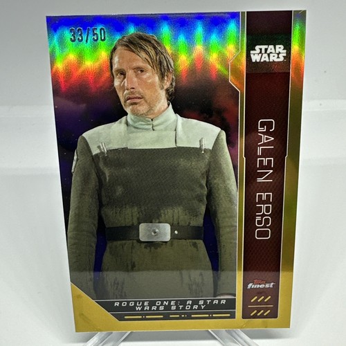 2023 Topps Finest Star Wars #FN-72 Galen Erso Gold Refractor 33/50 | eBay