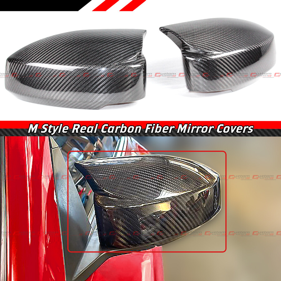 2003-2009 Nissan 350Z Z33 M Style REAL CARBON FIBER Side Mirror Cover ...