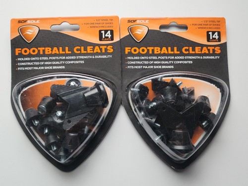 SofSole Football Replacement Cleats 2 Packs 14 Metal Wrench Included ...