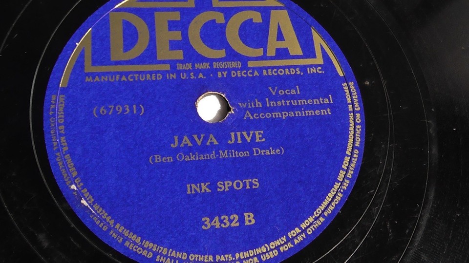 Ink Spots - 78rpm single 10-inch – Decca #3432 Do I Worry? & Java Jive ...