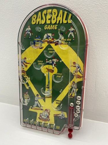 Schylling Baseball Pinball Game Handheld Game | eBay