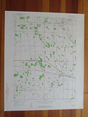 Hanna Indiana 1960 Original Vintage USGS Topo Map | eBay