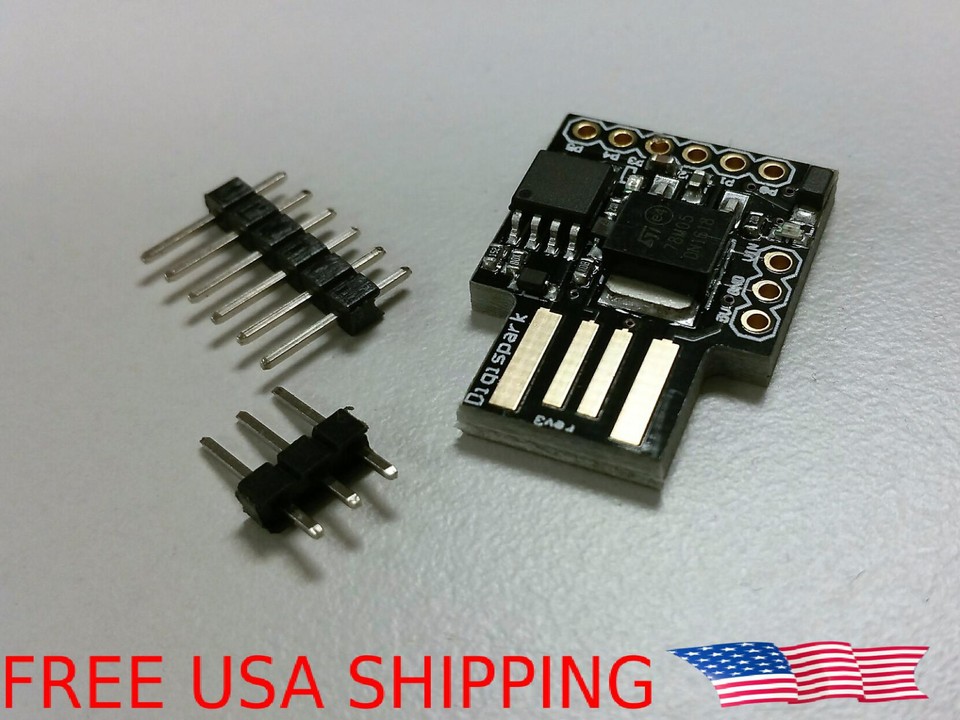 2Pcs Digispark ATTINY85 USB Development Board R3 Arduino Compatible ...