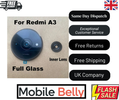 ?? 2pcs Set Rear Back Camera Lens Replacement for Xiaomi Redmi A3 ...