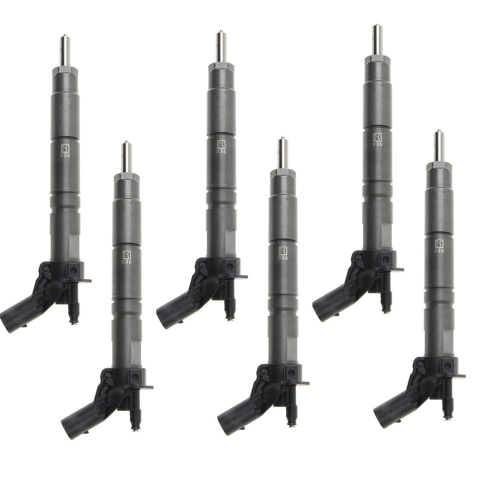 NEW Set of 6 Bosch Common Rail Fuel Injectors For Mercedes W166 W212 ...