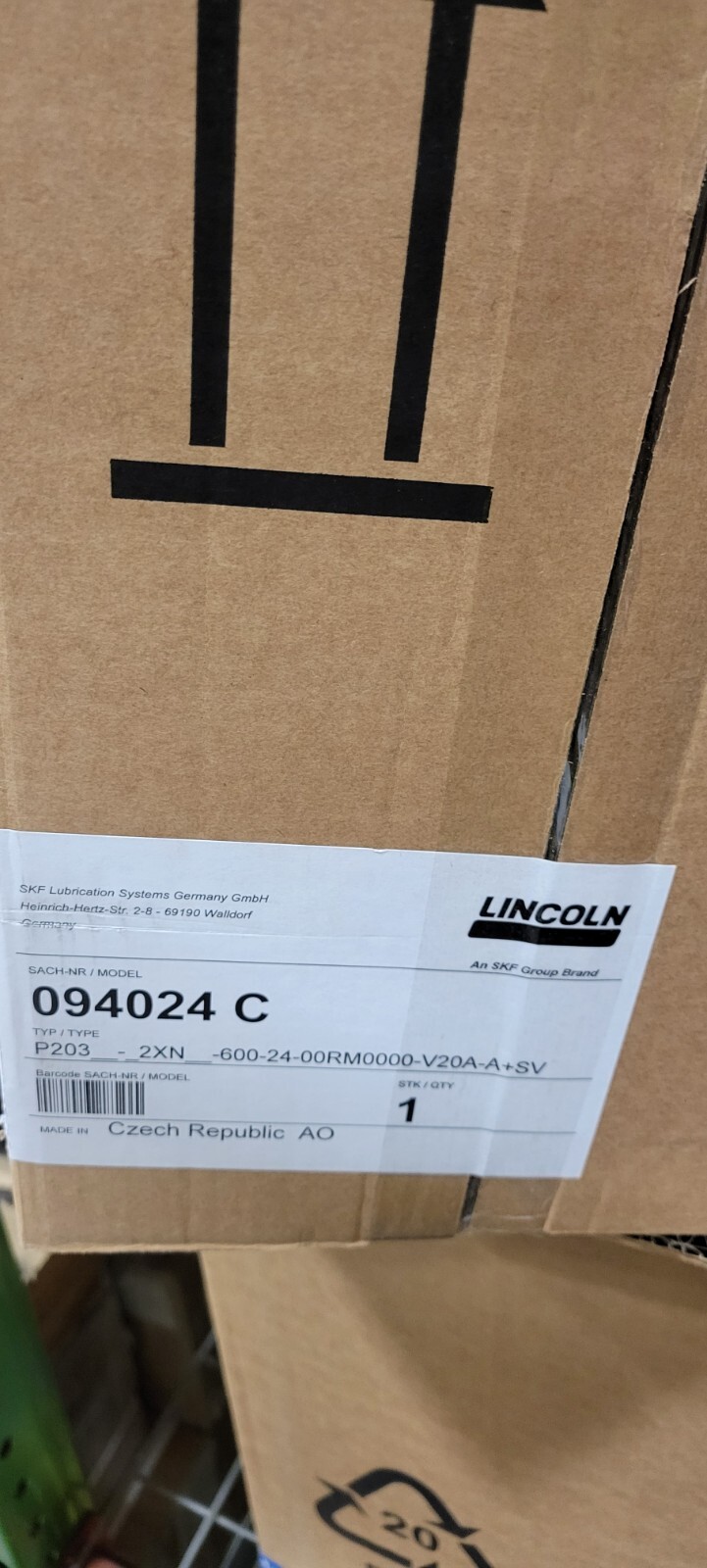 Lincoln 94024 C/ P203 Electric Grease Pump With Timer for sale online ...