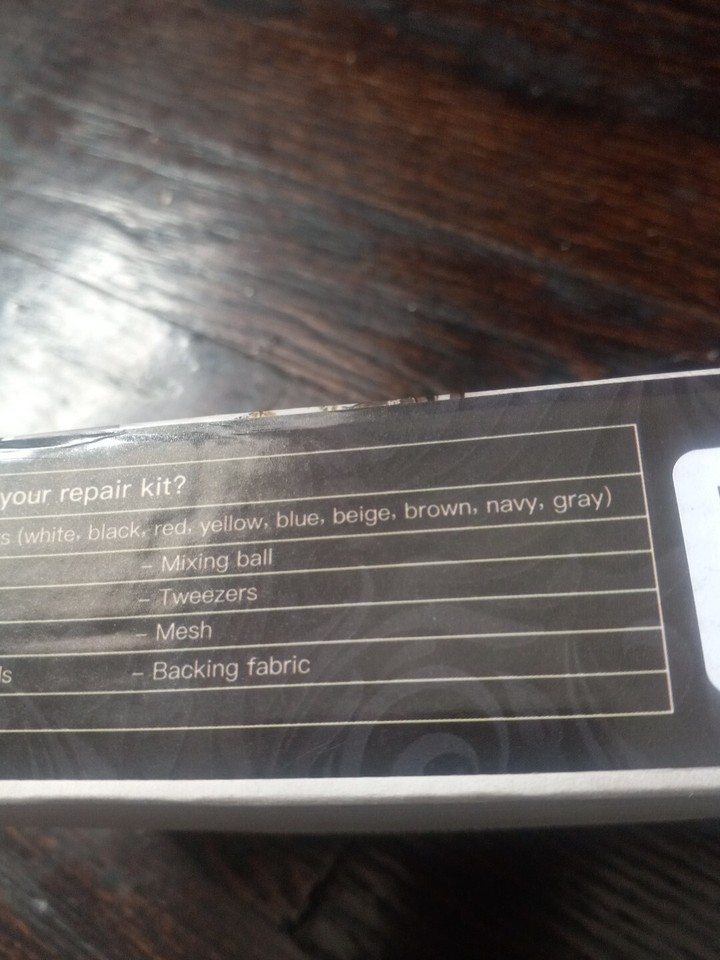 Carpet Repair Kit, Carpet Patch and Fabric Upholstery Repair Kit for ...