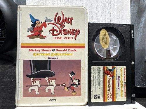 Disney Mickey Mouse & Donald Duck Cartoon Classic Vol 1 Betamax ...
