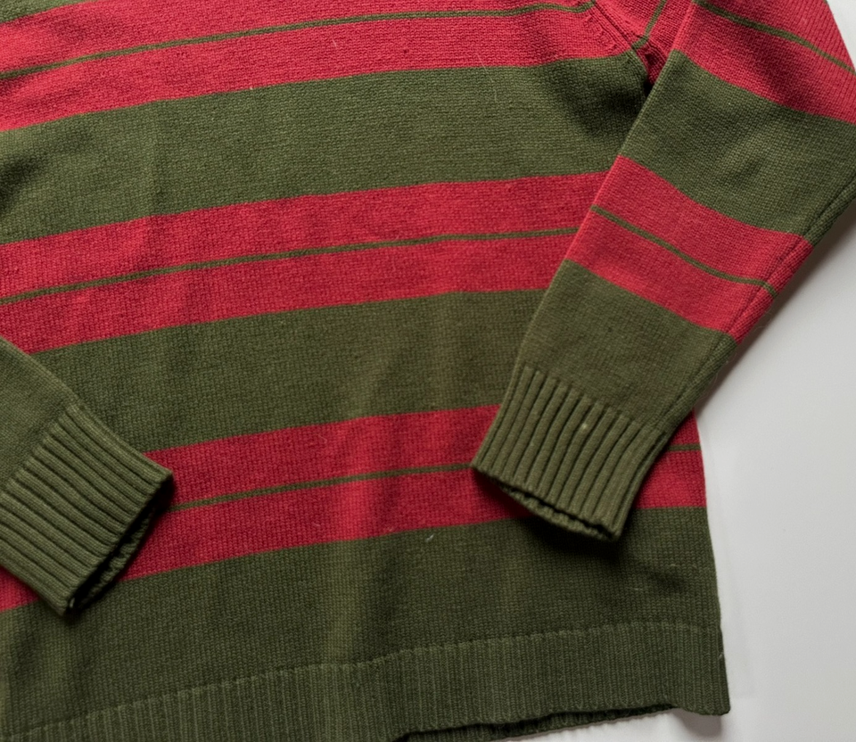 C1RCA Circa Footwear Striped Wool Jamie Thomas Freddy Krueger Sweater M ...