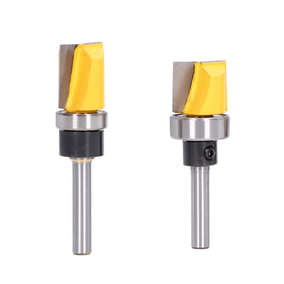 6x Flush Trim Bit 6mm Shank Pattern Router With Bearing Hinge Mortising ...