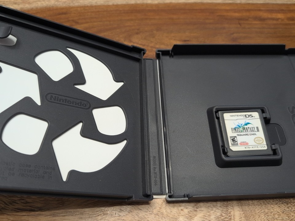 Final Fantasy III 3 Game & Case (Nintendo DS, 2006) No Manual - Tested ...