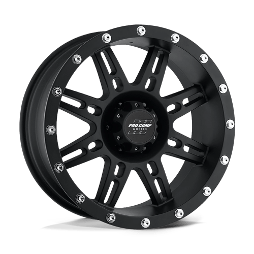 Pro Comp Alloys PA31 STRYKER 17X9 5x127 -6 83.06 FLAT BLACK Wheel/Rim ...