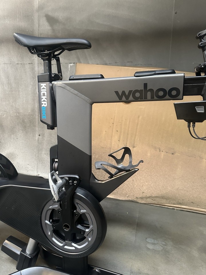 Wahoo Kickr Bike V1 Indoor Exercise Bike, Smart Trainer, Mat & Stand ...