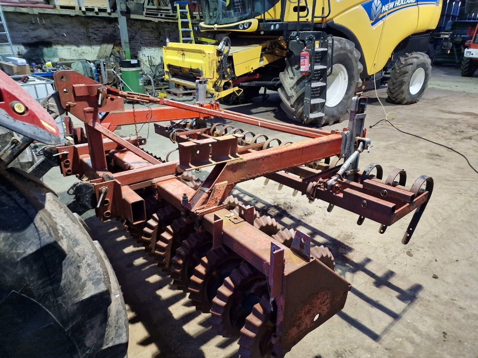 GUTTLER Double Row Front Press with Vaderstad Crossboard levellers | eBay
