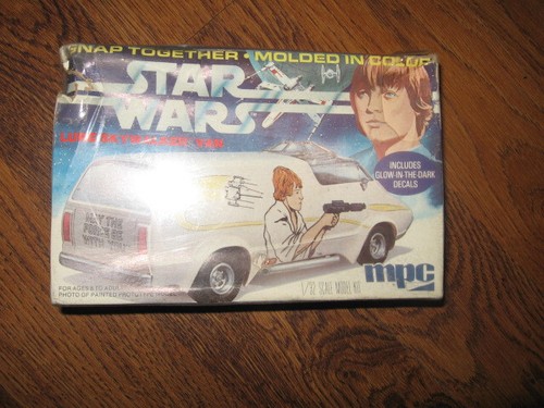 VTG MPC Star Wars Luke Skywalker Van Model Kit Glow in The Dark 1-3210 ...