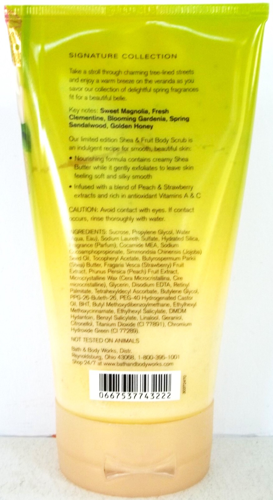Bath Body Works SWEET MAGNOLIA & CLEMENTING Shea & Fruit Body Scrub 8 ...