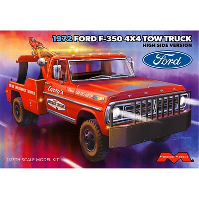 MOEBIUS 1/25 1972 Ford F350 4x4 High Side Wrecker Model Kit MOE2598 | eBay
