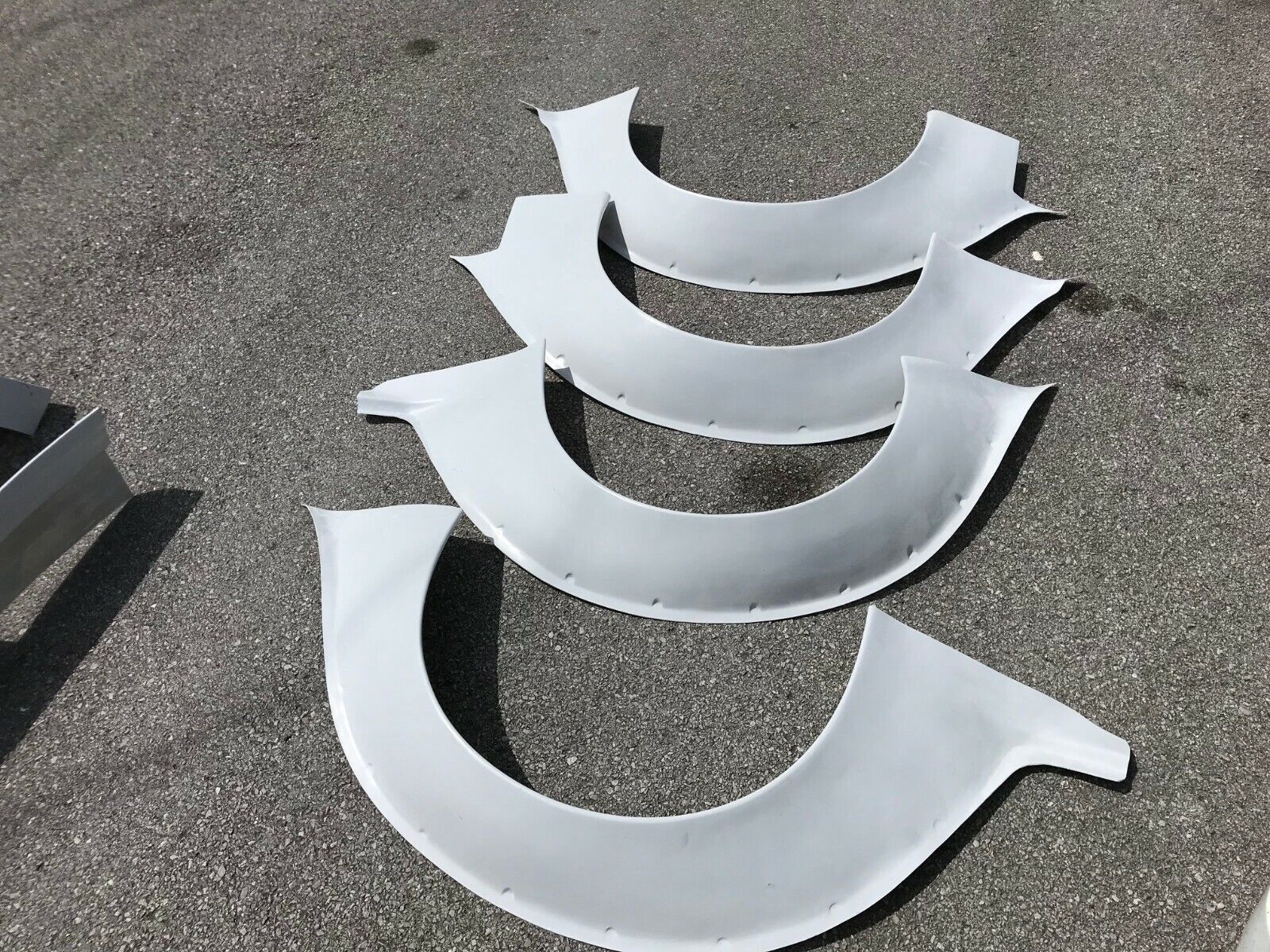 JDM works Fender Flares arch over chin lip spoiler fit Mazda RX7 SA22C ...