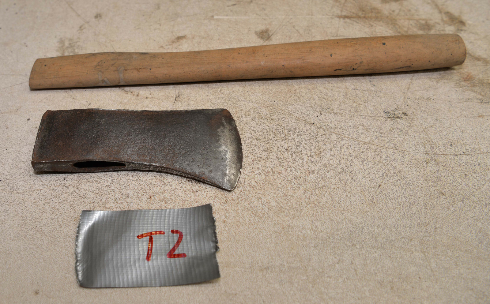 Antique 1 lb axe head collectible trapper bag belt ax early primitive ...