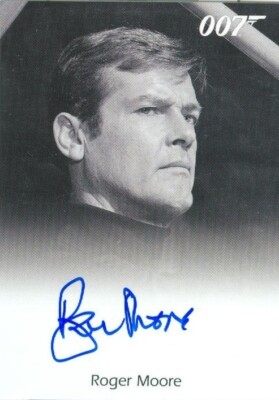 Roger Moore Autograph James Bond 007 Octopussy Autograph | eBay