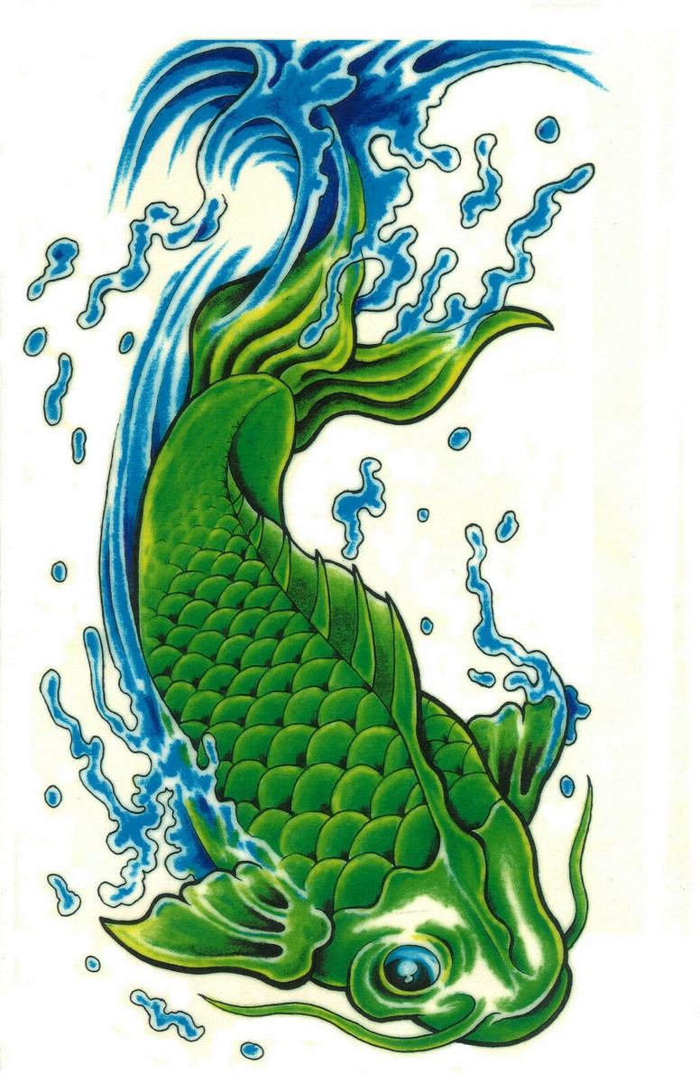 Japanese Water Tattoo Flash