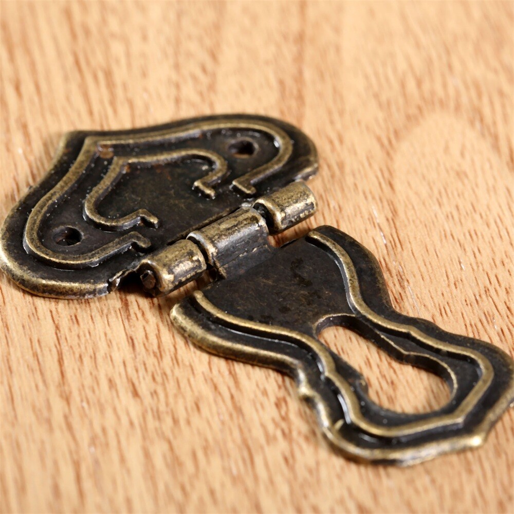 Antique Artistic Jewelry Box Decorative Hasp Drawer Cabinet Lock Latch ...