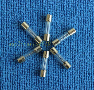 50pcs T6.3AL250V, T6.3A 250V, T6.3L250V cartridge GLASS fuses 5X20mm ...