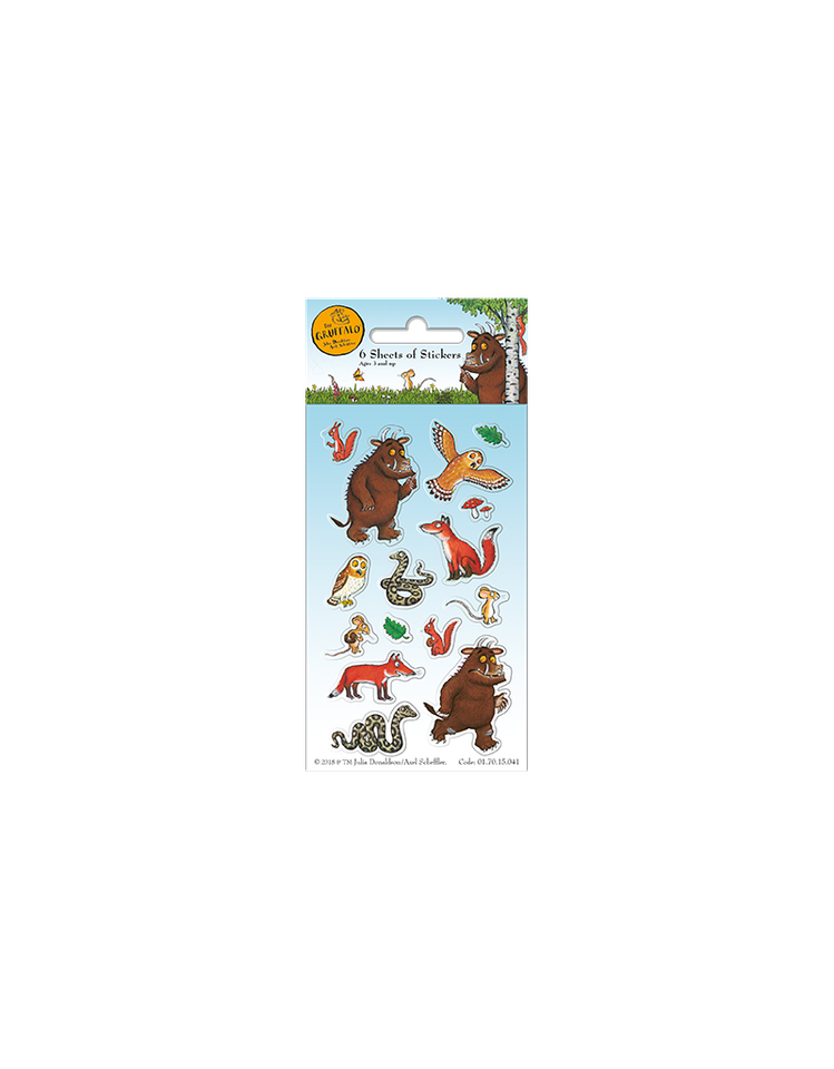 Childrens Character Fun Stickers 6 Sheets Party Pack Loot Bag Fillers ...