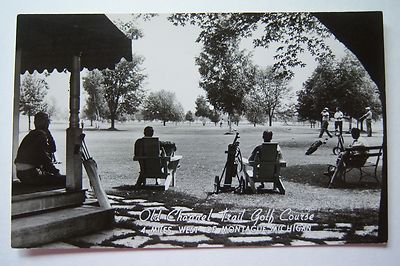OLD CHANNEL TRAIL GOLF COURSE, 4 mile west of Montague, Michigan RPPC ...