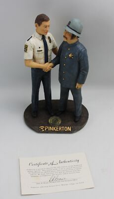 Pinkerton Police and Private Security Statue Nice | eBay
