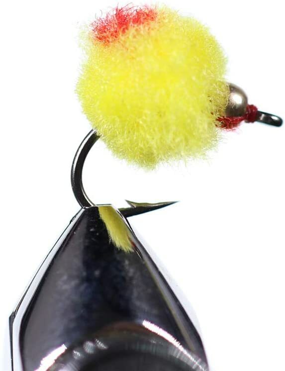 36x Salmon Egg Flies Fly Fishing Lures Sink Steelhead Trout Pike Stream ...