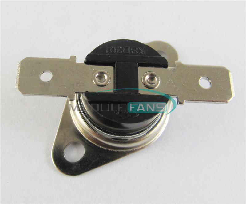 2PCS KSD301 194°F / 90°C Degree Celsius N.O NO Temperature Switch ...