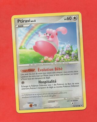 Pokemon n° 76/127 - PTIRAVI niveau 5 - PV60 (507) | eBay