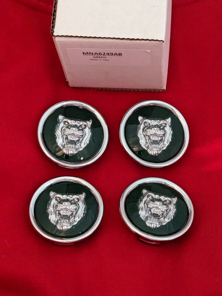 Jaguar XJS XJ6 XK8 XKR XJ8 XJR S-Type X-Type XF Green Wheel Center Cap ...