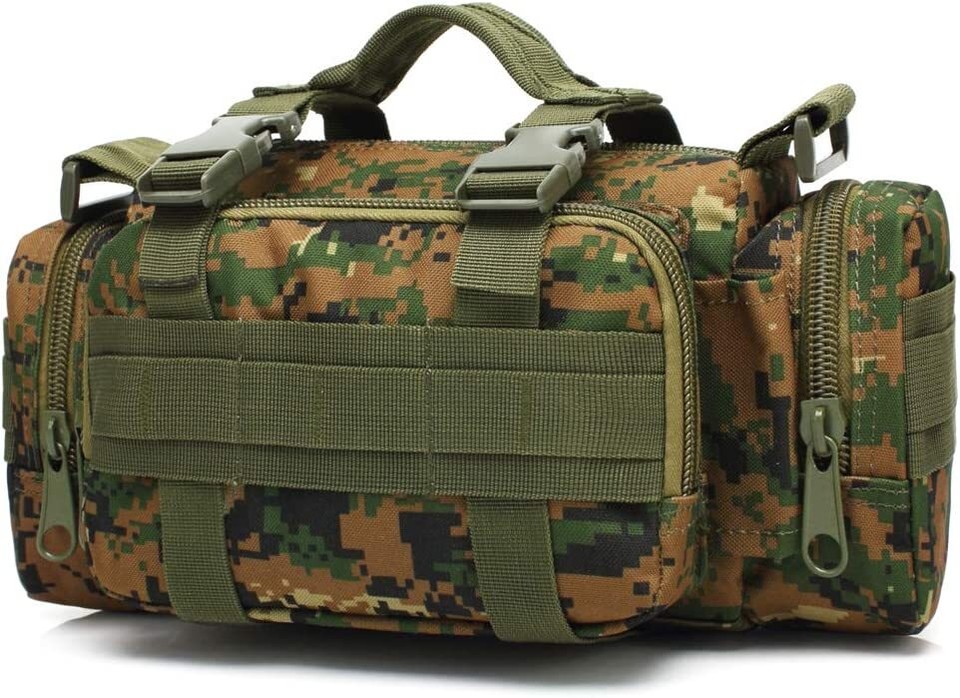 Military Duffel Waist Bag Tactical Molle Utility Pouch Crossbody with ...